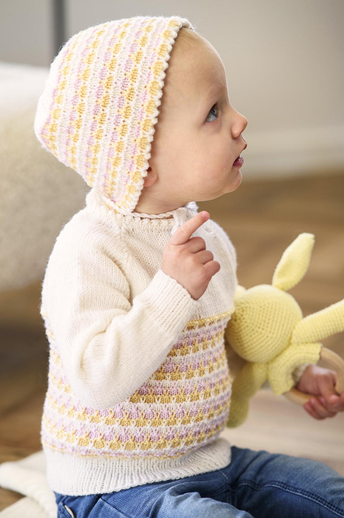 Gratis strikkeopskrifter til babyer | Køb garn her!